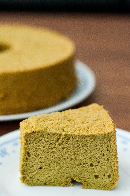 Matcha Chiffon Cake Made from Scratch | Halal Media Japan