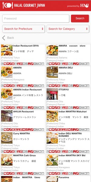 "Halal Gourmet Japan" Restaurant information in Japan. Information of a ...